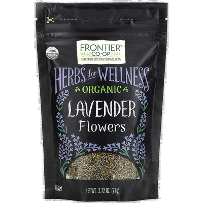 香港直发Frontier Co Op有机薰衣花草花健康草本洁食77g