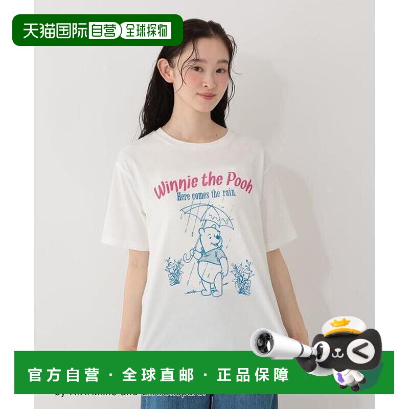 日本直邮Afternoon Tea 迪士尼系列 小熊维尼 RAIN印花T恤