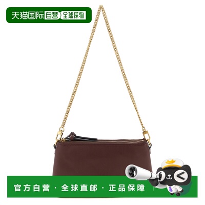 香港直邮PINKO 女士斜挎包 105359A0QOR49Q SS2026 酒红色 徽标单