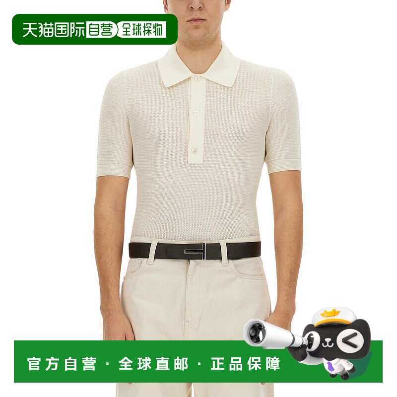1h可退 香港直邮TOM FORD 男士T恤 KPS019 CO 白色汤姆福特