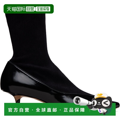 1h可退 香港直邮潮奢 Jacquemus 女士 黑色 The Tourni pumped 踝