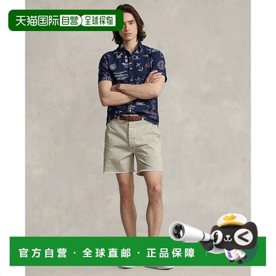自营 Polo Ralph Lauren Chino短裤男式6英寸Burroughs宽松版型卡
