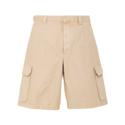 Prada 斜口插袋短裤 SPH39014JUSOOOF0241