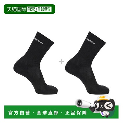 自营欧洲直邮Salomon萨洛蒙 EVASION CREW 2-PACK系列男女通用黑