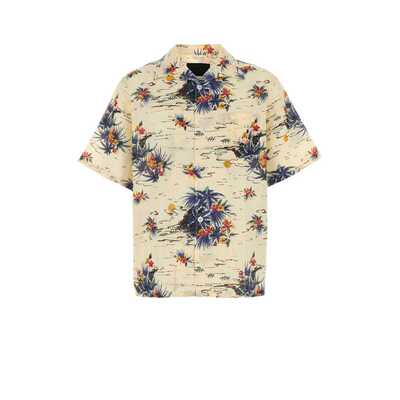 PRADA 男士衬衫 UCS414SUMO16YKF0032 SS2025 花色