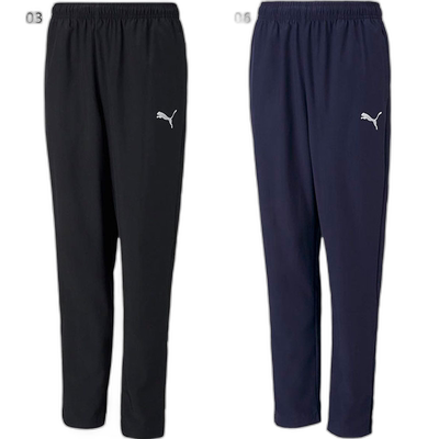 日本直邮PUMA Junior 儿童TEAMRISE 裤 JR 风衣裤 下装 防风训练