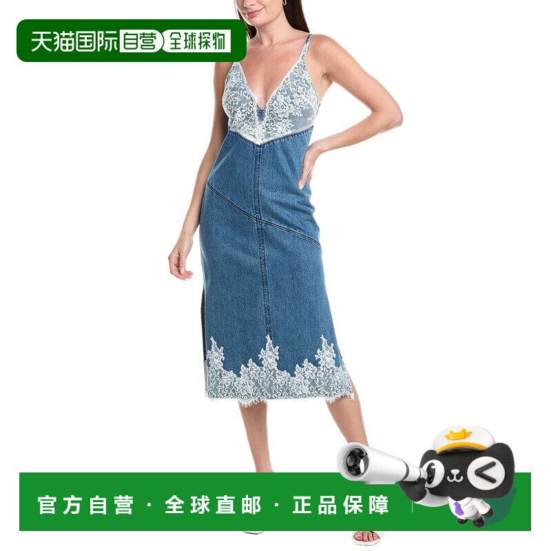 自营 3.1 Phillip Lim牛仔吊带裙-蓝色 连衣裙性感美国直发奥莱