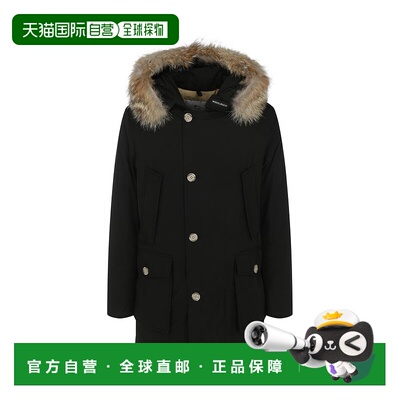 自营Woolrich Parka Arctic男子夹克-黑色 美国奥莱直发