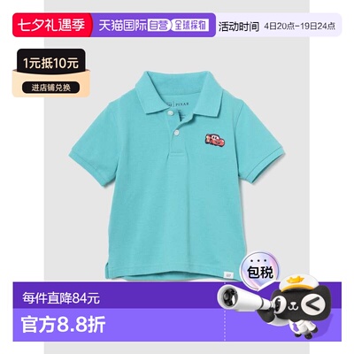 日本直邮babyGap × 迪士尼 珠地棉polo衫短袖上衣