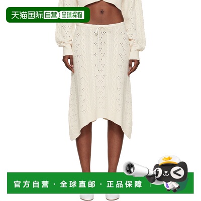 1h可退 香港直邮Tom Ford 汤姆 福特 女士 灰白色 Noah Wool Cabl