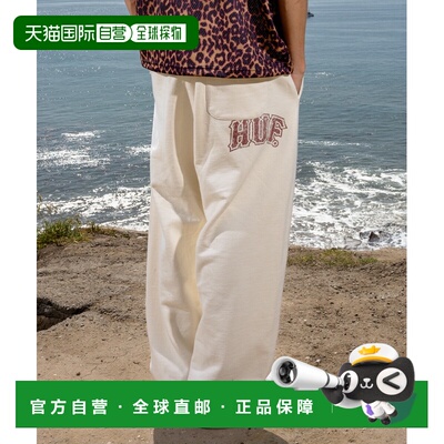 日本直邮HUF 男女同款 经典ARCH徽标加厚棉感运动裤 26S_PT80134
