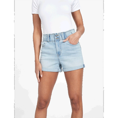 guessEco Calista 牛仔短裤 - 浅色水洗 【美国奥莱】直发