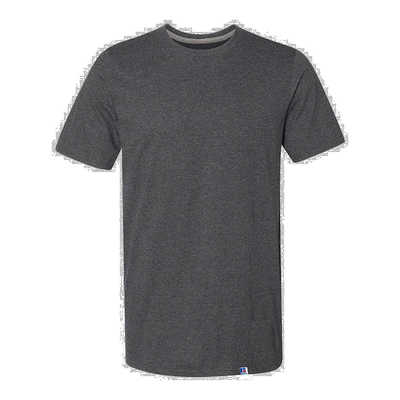 自营Russell Athletic Essential 60/40 性能 T 恤 - 黑色石南花