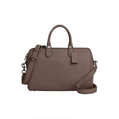 香港直邮COACH 奥莱款Rowan 大号 女士PVC单肩斜挎手提波士顿包CV