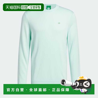 日本直邮Adidas/阿迪达斯针织保暖高尔夫羊绒衫男女同款 KB3825