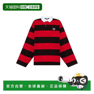 香港直邮BALENCIAGA 男士T恤 871656TUVL51273 SS2026 红色长袖