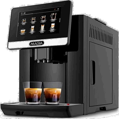 自营zulay kitchenMagia 级自动触摸屏咖啡机带研磨机 - 银色 【