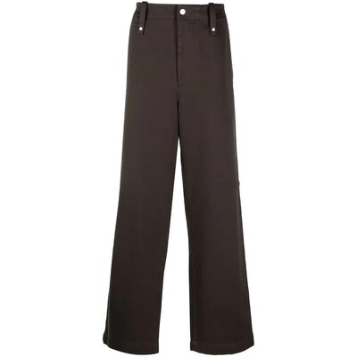 BURBERRY 男士休闲裤 8076645B7326-0 SS2024 绿色 PANTALONI