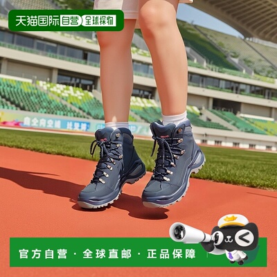 自营欧洲直邮LOWA RENEGADE EVO GTX MID女士钢蓝色防水科技面料