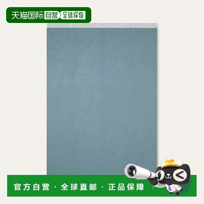 自营欧洲直邮Loro Piana 女士蓝色羊绒围巾