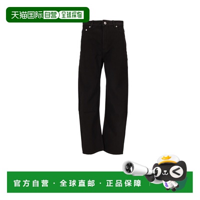 香港直邮RICK OWENS 女士牛仔裤 DS01E3310CVS09 SS2025 黑色
