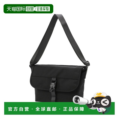 日本直邮Manhattan Portage 曼哈顿邮差包黑色标签款单肩包MP1644