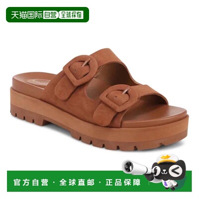 自营Vionic Capitola I9865L3200凉鞋女士摩洛哥坚果油棕色绒面革