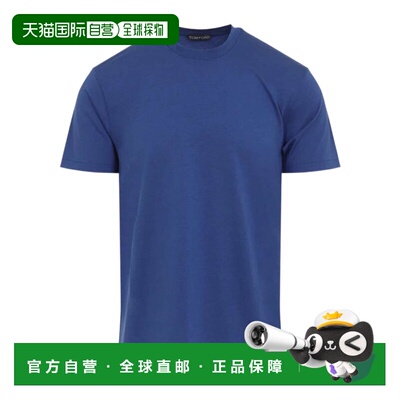 香港直邮Tom Ford 圆领休闲T恤 JCS004JMT012UBYPRUSSIAN短袖