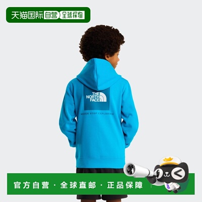 欧洲直邮The North Face北面 NSE Box儿童棉质混纺连帽卫衣