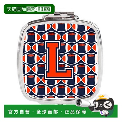 自营 Carolines Treasures CJ1066-LSCM 字母 L 足球橙,正品