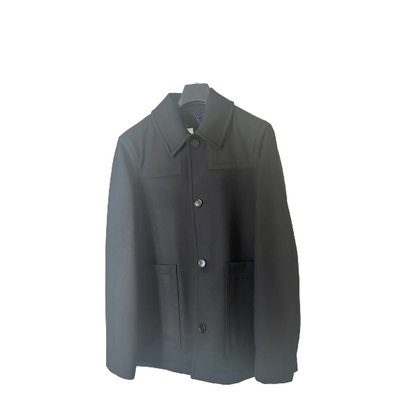 BURBERRY 男士外套 8093320A1189 AW2024 黑色 Peacoat
