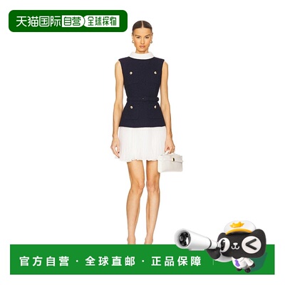 1h可退 香港直邮潮奢 Self-Portrait 女士 迷你连衣裙 PF25034SAB