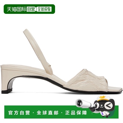 1h可退 香港直邮潮奢 TOTÊME 女士 灰白色 The Gathered Scoop 凉