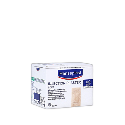 欧洲直邮Hansaplast汉莎局部创可贴亲肤透气100片（1.9cm*4m）/盒
