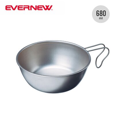 日本直邮EVERNEW 钛合金大杯 680ml EBY140 大容量杯餐具登山露营