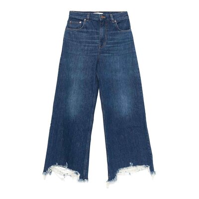 CHLOÉ 女士牛仔裤 CH24WDP22150402 AW2024 蓝色