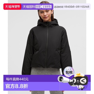 日本直邮 lululemon 耐水Insulate带帽夹克 [LW4CEDS]防风