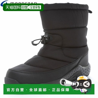 日本直邮Moonstar 男士 SPLT FGM104 冬季靴黑色功能性防滑宽楦抗