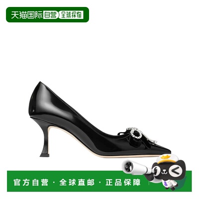 香港直邮Jimmy Choo AURIA 70  AURIA70BSV000757 一脚蹬高跟鞋