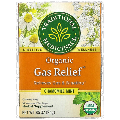 香港直发Traditional Medicinals茶叶有机排气茶无咖啡