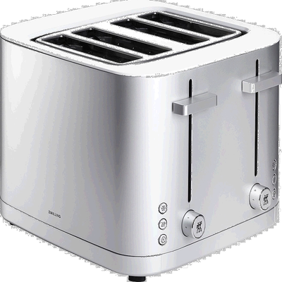 自营 ZWILLING Enfinigy 4 槽烤面包机 - 银色 美国奥莱直发