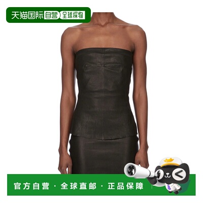 1h可退 香港直邮奢淘 Rick Owens 束胸上衣 女 RP01F6127LSV