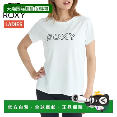 日本直邮Roxy MY 1ST Roxy T恤女士春夏两栖速干防紫外线短袖运动
