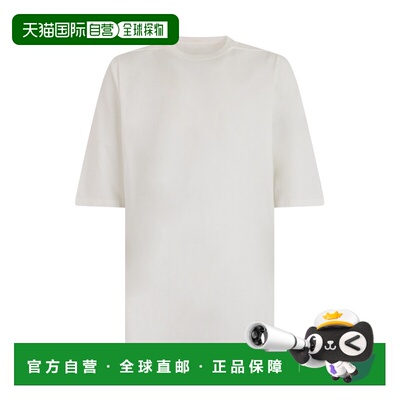 香港直邮RICK OWENS 男士T恤 RU02F4249JA11 AW2026 白色 Short-s