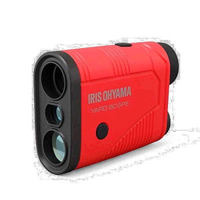 【日本直邮】IRIS OHYAMA 高尔夫激光测距仪有旗杆功能红色