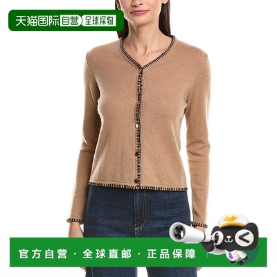 自营Bruno Magli Blanket Stitch Wool & Cashmere-Blend Cardiga