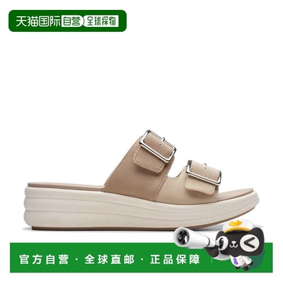 自营Clarks Drift Buckle in Beige Synthetic - sand combinatio