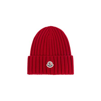 MONCLER 女士帽子 K20933B00036A9327456 CO 红色 Wool beanie