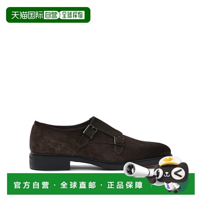 香港直邮SANTONI 男士凉鞋 MGEO18949NEAXGEXT50T50BROWN一脚蹬