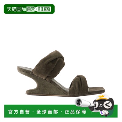 香港直邮RICK OWENS 女士凉鞋 RP01F6884EUCA SS2026 棕色 Twiste